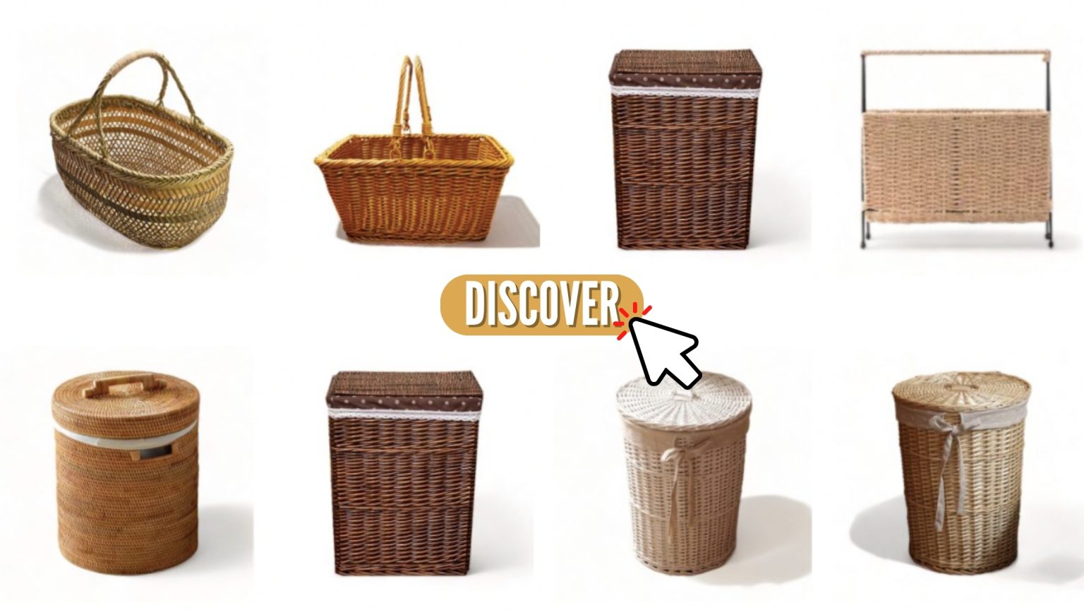 What are the 4 types of baskets ? | Wicker Basket